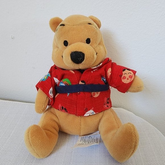 Winnie-the-Pooh | Toys | Winnie The Pooh Kimono Small Plush 6 | Poshmark